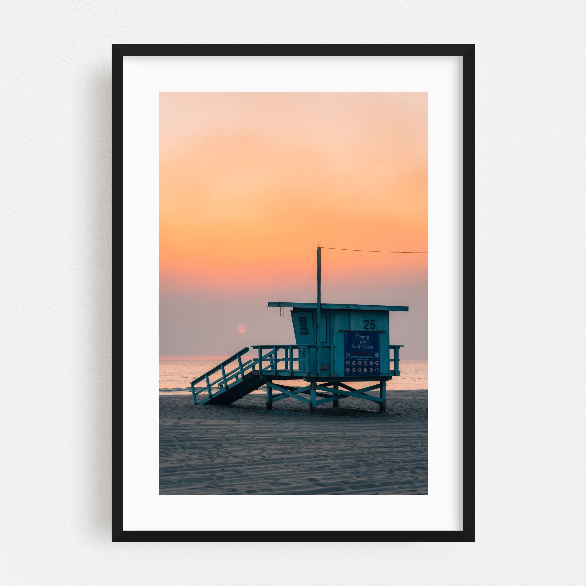Smoky Sunset 02 - Santa Monica California Photography Sunset Beach ...