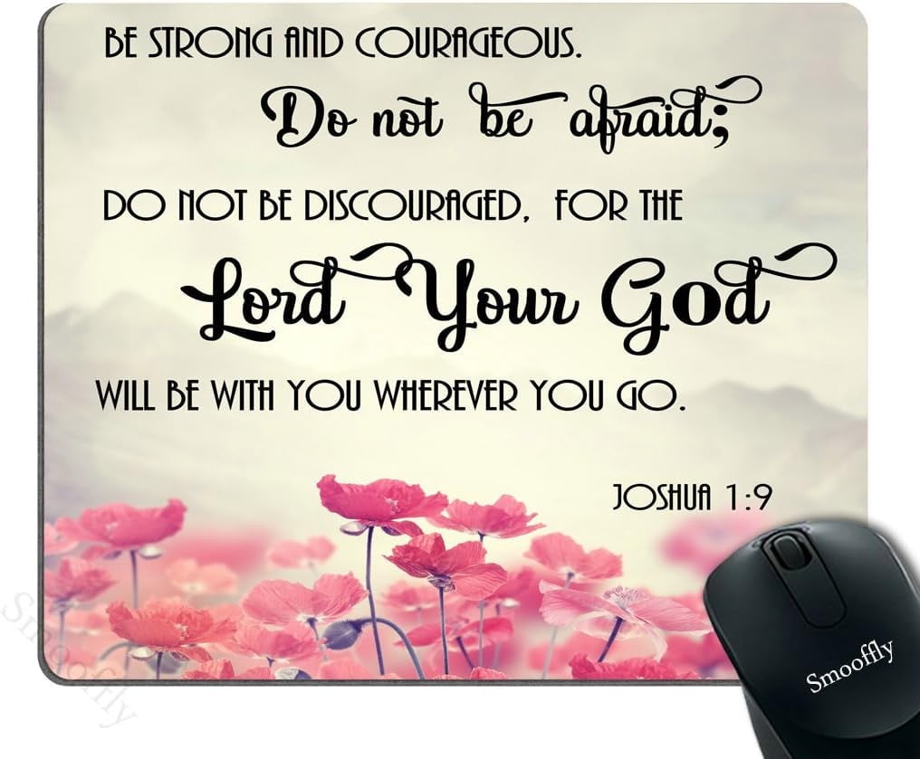 Smooffly Gaming Mouse Pad Custom, Christian Bible Verses Scripture ...