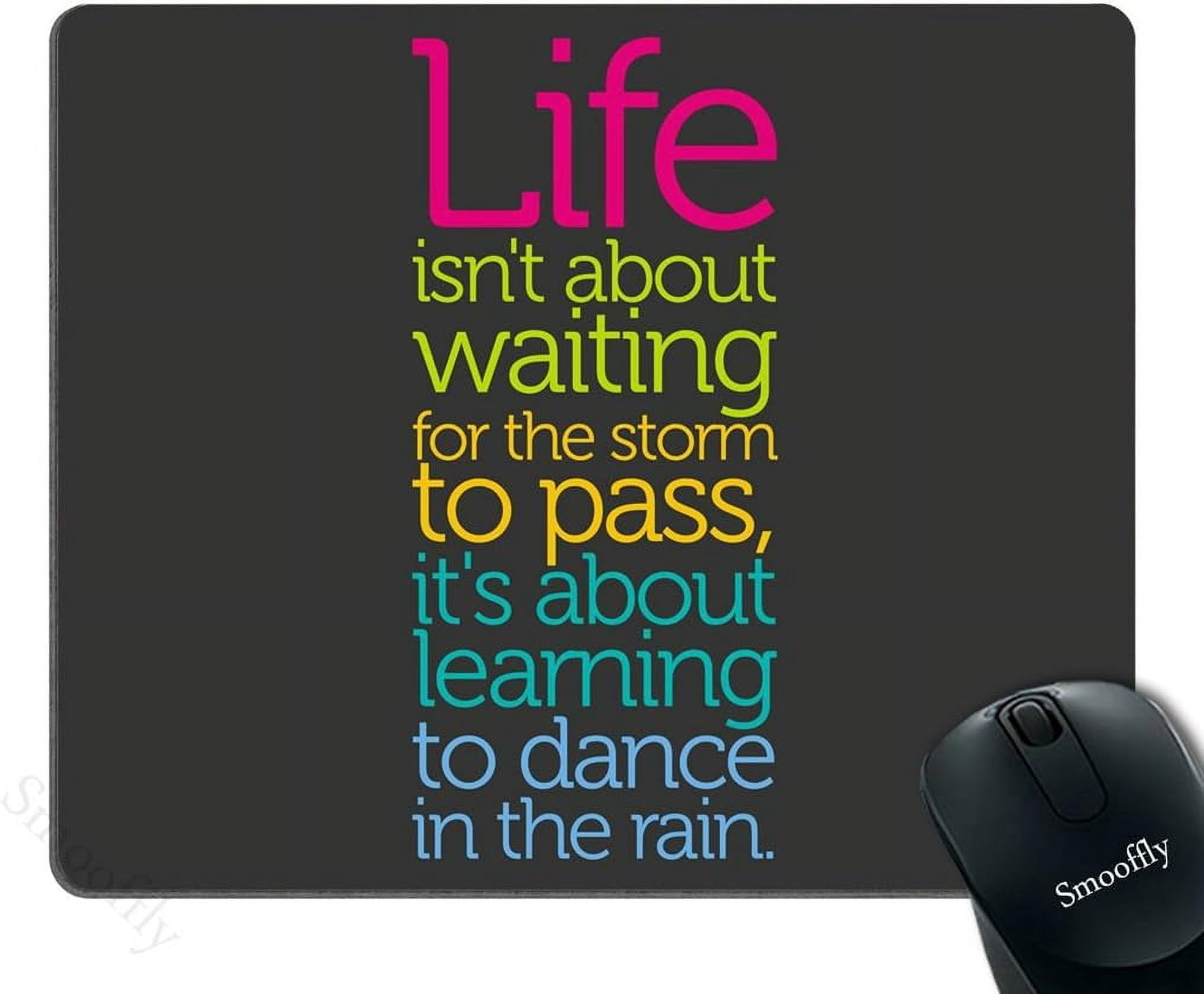 Smooffly Gaming Mouse Pad Custom,Life Quotes Mouse pad 9.5 X 7.9 Inch ...