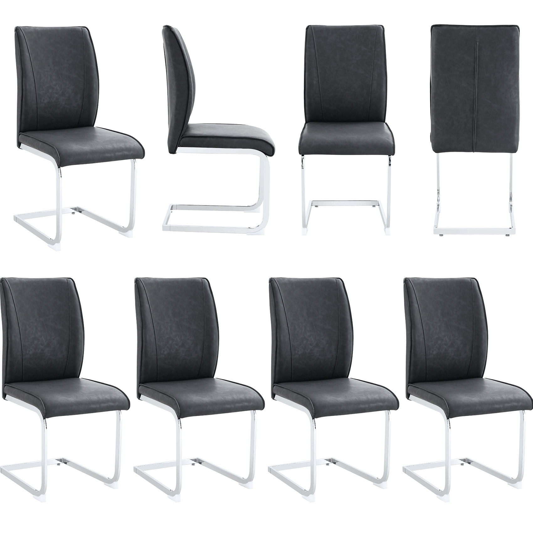 Smooth Arched & Crazy Horse Texture - Comfortable Long - Sitting Dining ...