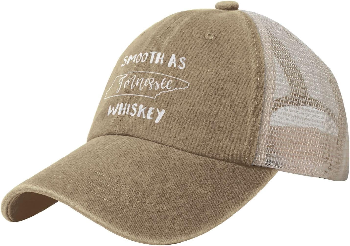 Smooth As Tennessee Whiskey Outdoor Washed Denim Mesh Hat Denim ...