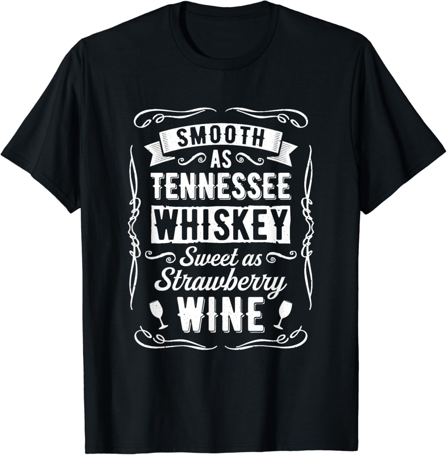 Smooth As Tennessee Whiskey T Shirt 21562 - Walmart.com