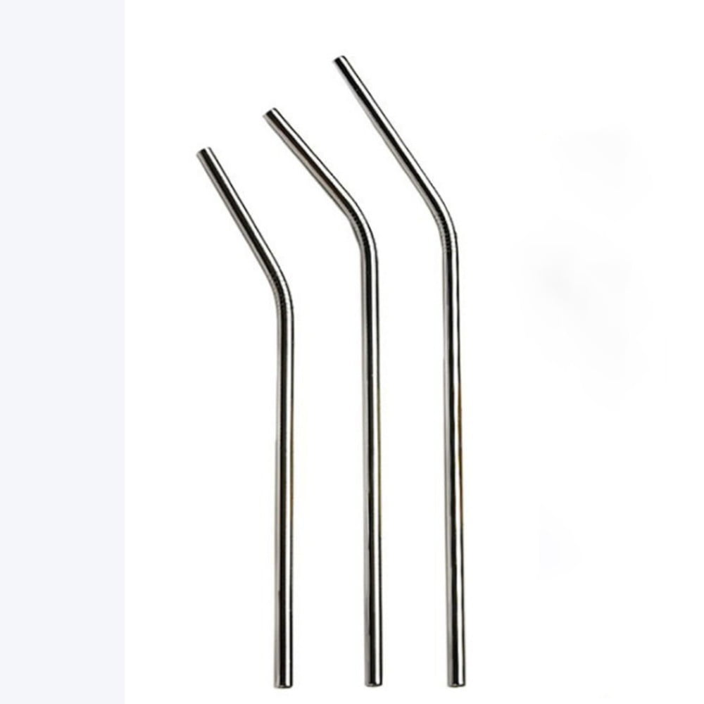 Smooth Bends Straight Tubes Stainless Steel Straws Metal Straw Cold ...