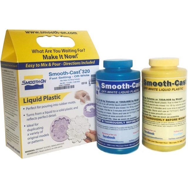 Smooth-Cast 320 - Off-White, Ultra Low Viscosity Liquid Plastic - Pint ...