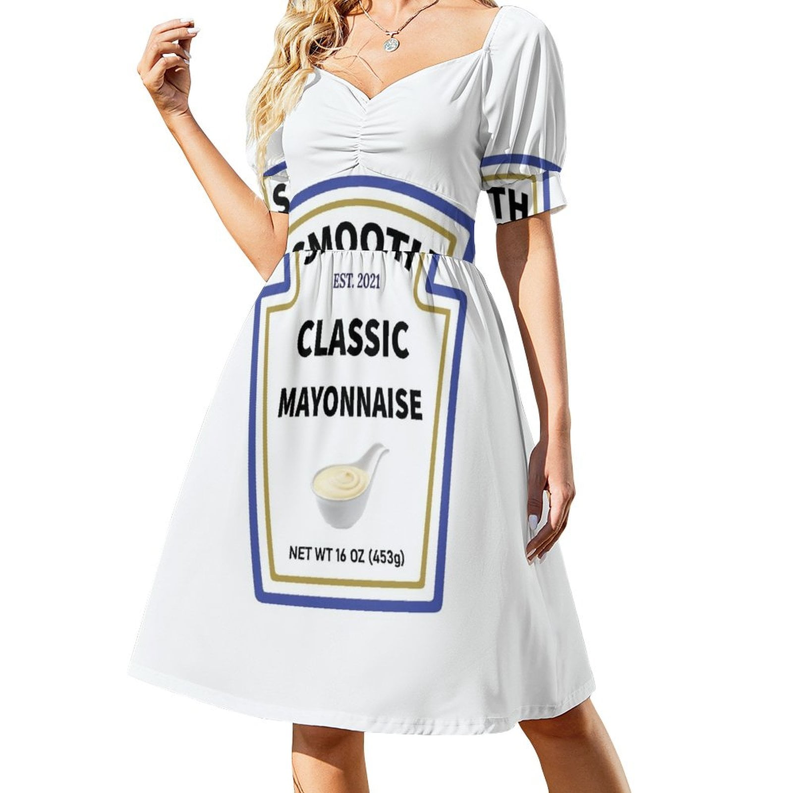 Smooth Classic Mayonnaise Halloween Costume Sleeveless Dress evening ...