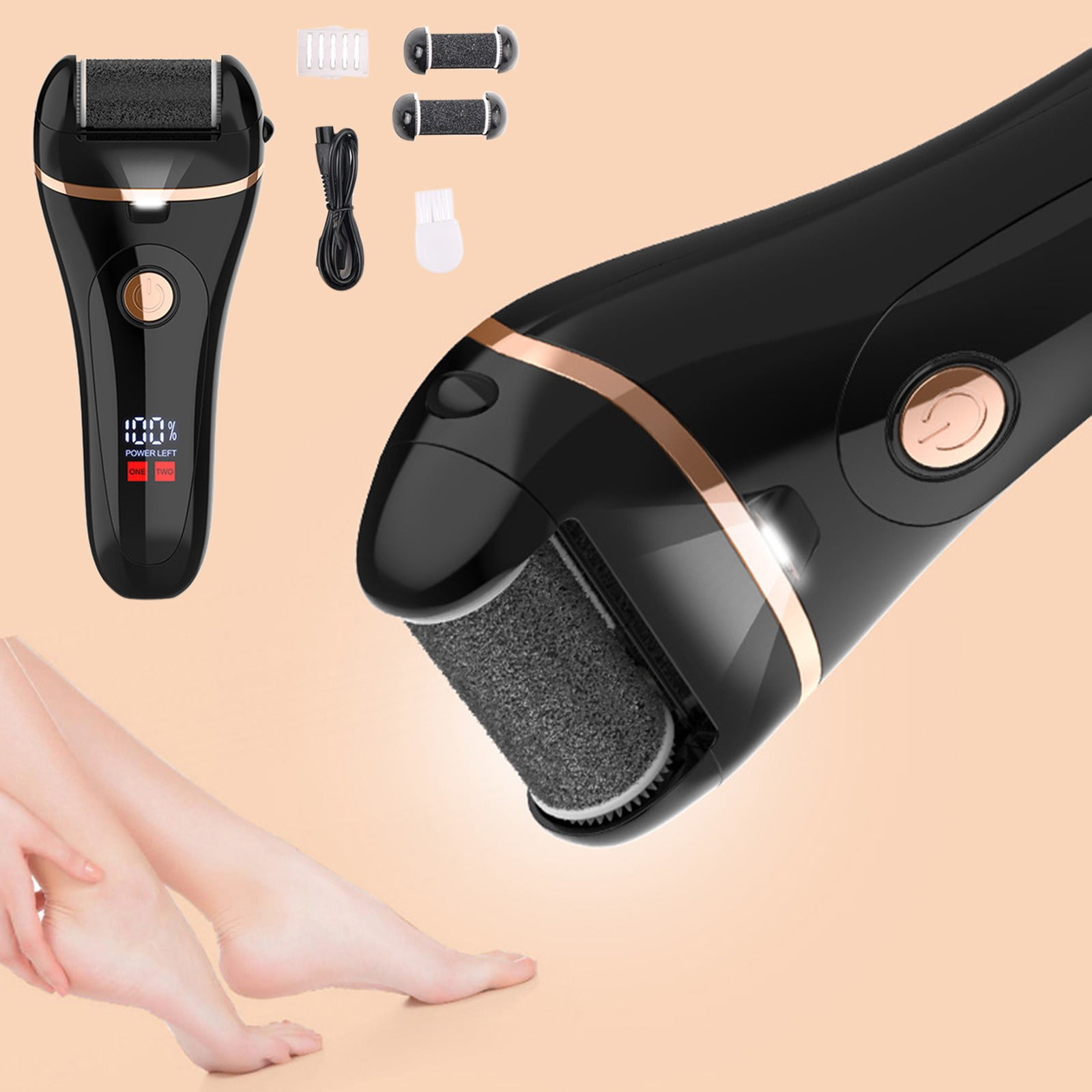 Smooth Feet Products Dry Feet Foot Grinder Digital Display Water Proof ...