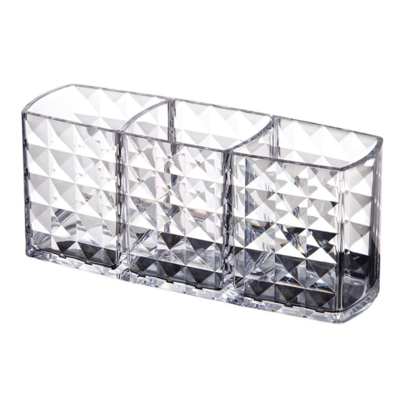 Smooth Front Makeup Brush Storage Container Large Capacity Bathroom ...