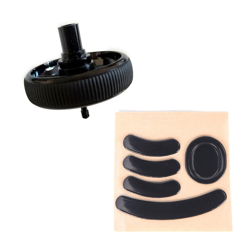 Smooth Glides Black Mouse Wheel and AntiSlip Feet Stickers for GPRO2 ...