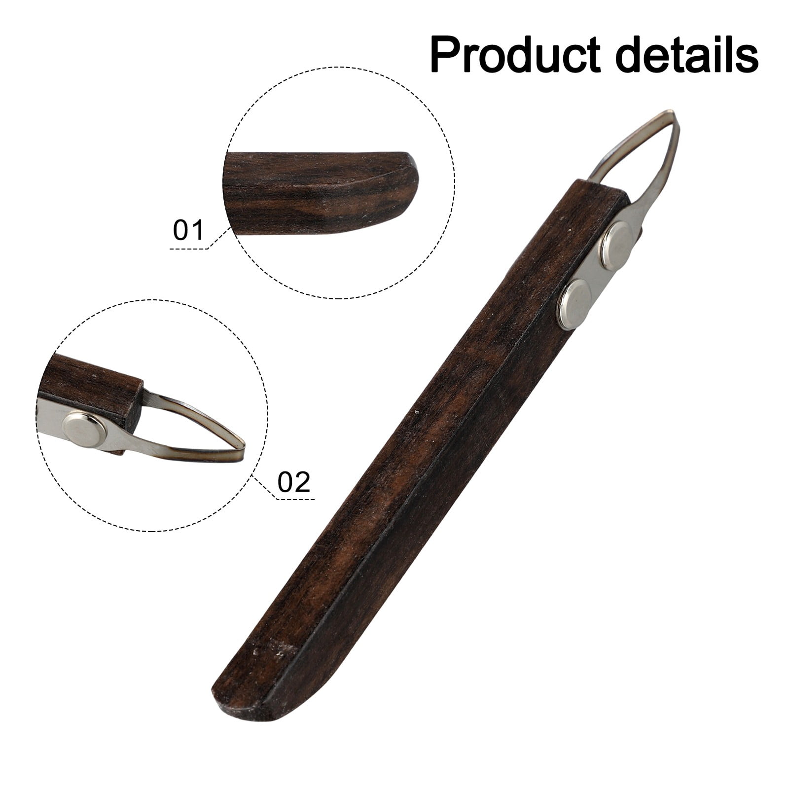 Smooth Handling Pottery Tools for Trimming 6PC Stainless Steel Scraper ...