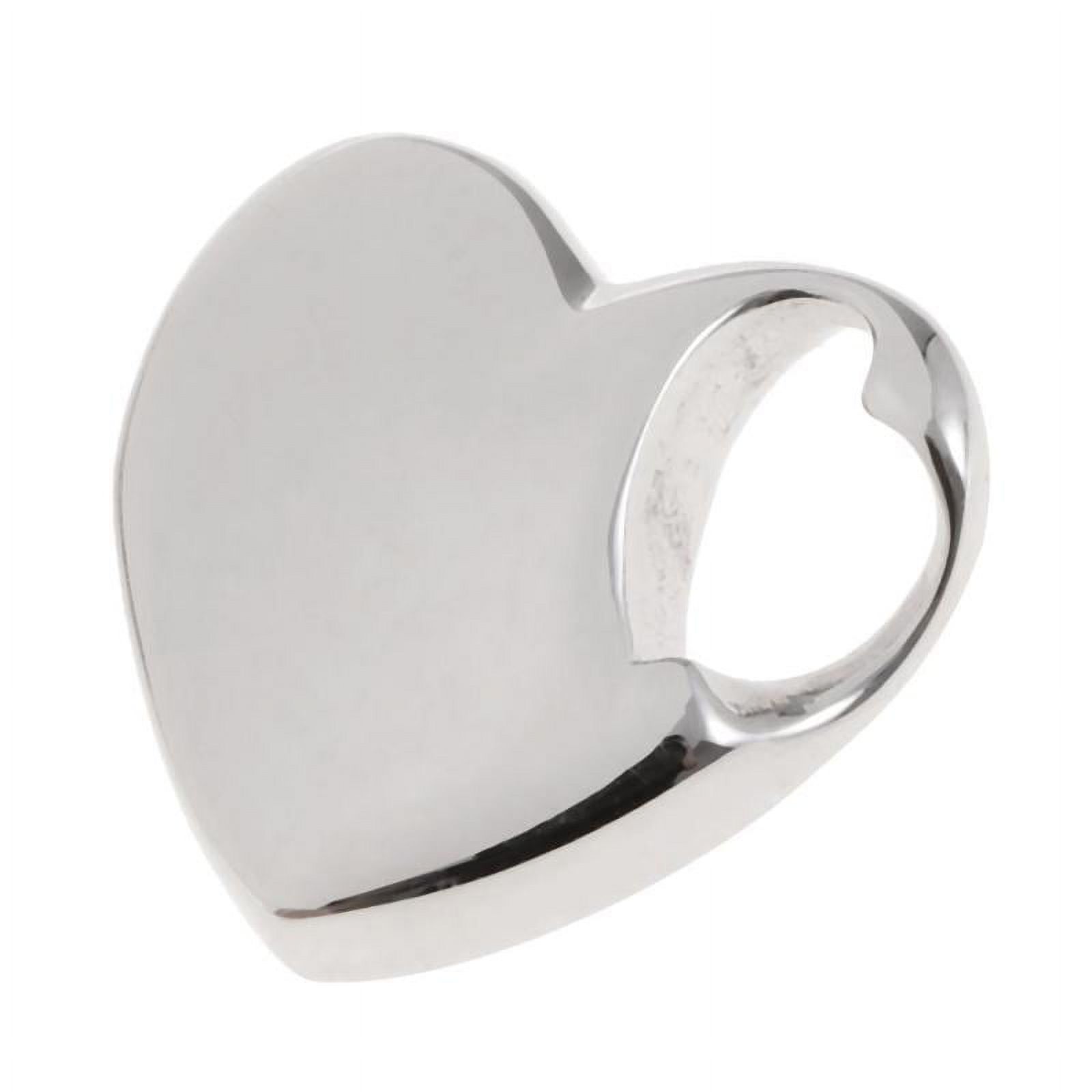 Smooth Heart Cremation Charm Pendant for Necklace Urn Memorial Keepsake ...