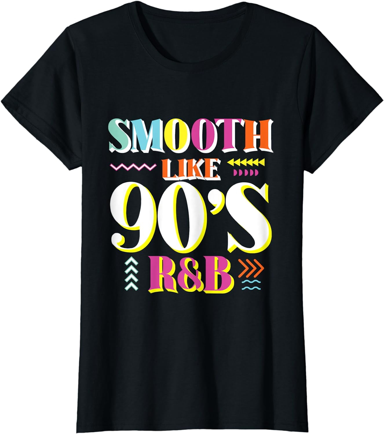 Smooth Like 90's R&B 1990's 90s I Heart the Nineties T-Shirt - Walmart.com