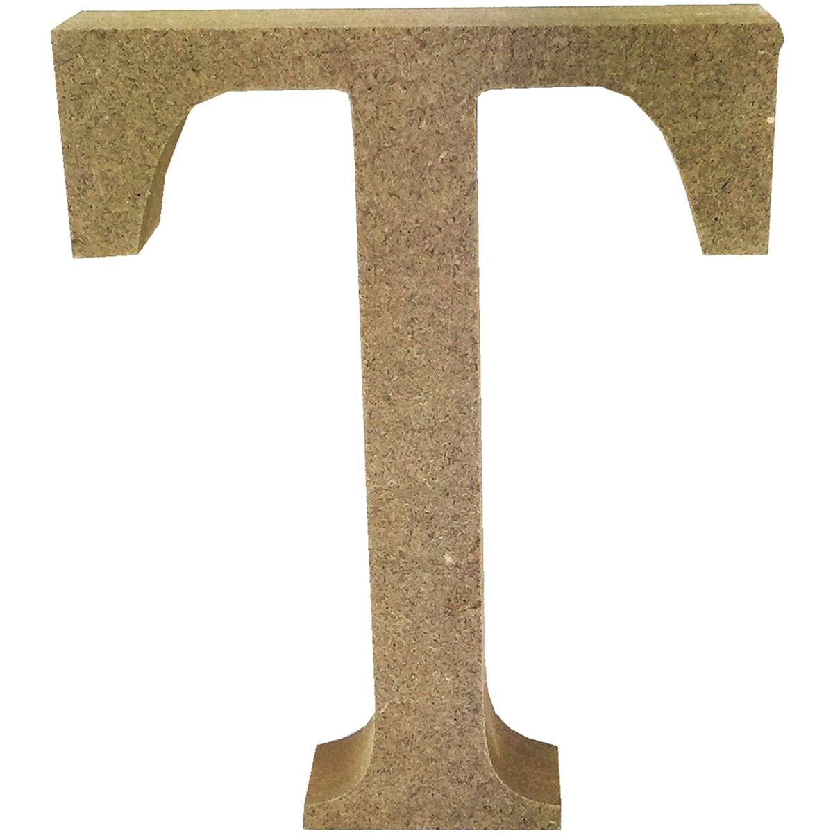 Smooth MDF Blank Shape-Serif Letter T - Walmart.com