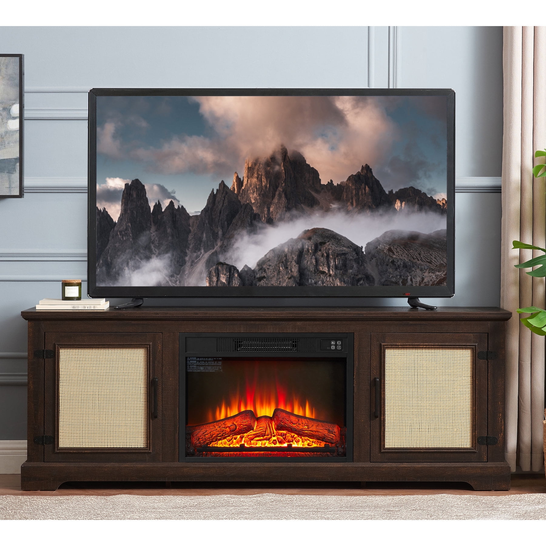 Smooth MDF Surface - Fits TVs up to 70 Inches - TV Stand Placement ...