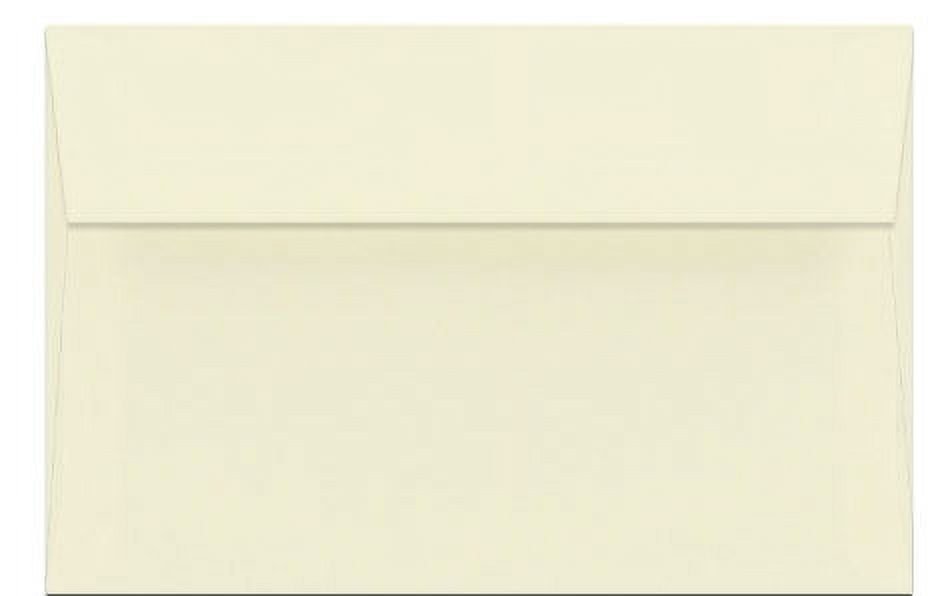 High-Quality A9 Natural White Envelopes 32T - 50 PK - Large Invitation ...
