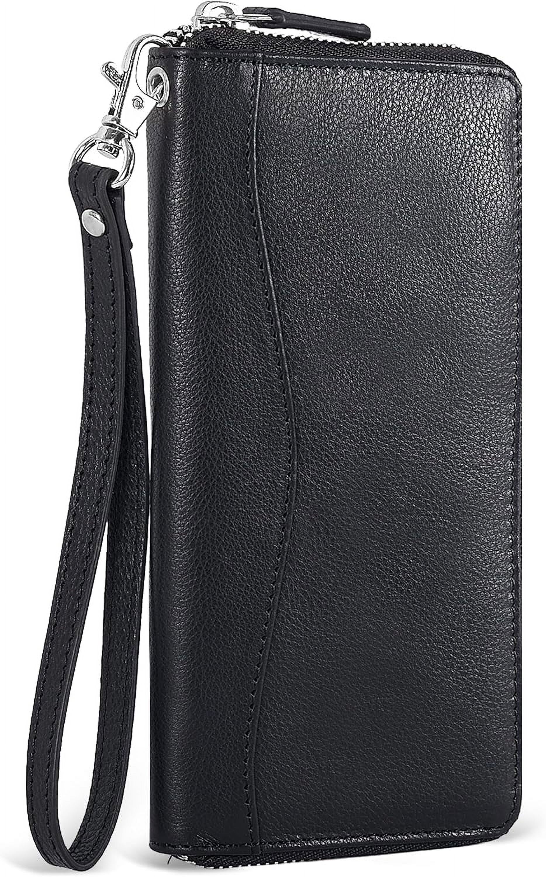 Smooth Nappa Leather Wallet for Women - RFID Womens Wallet Clutch with ...