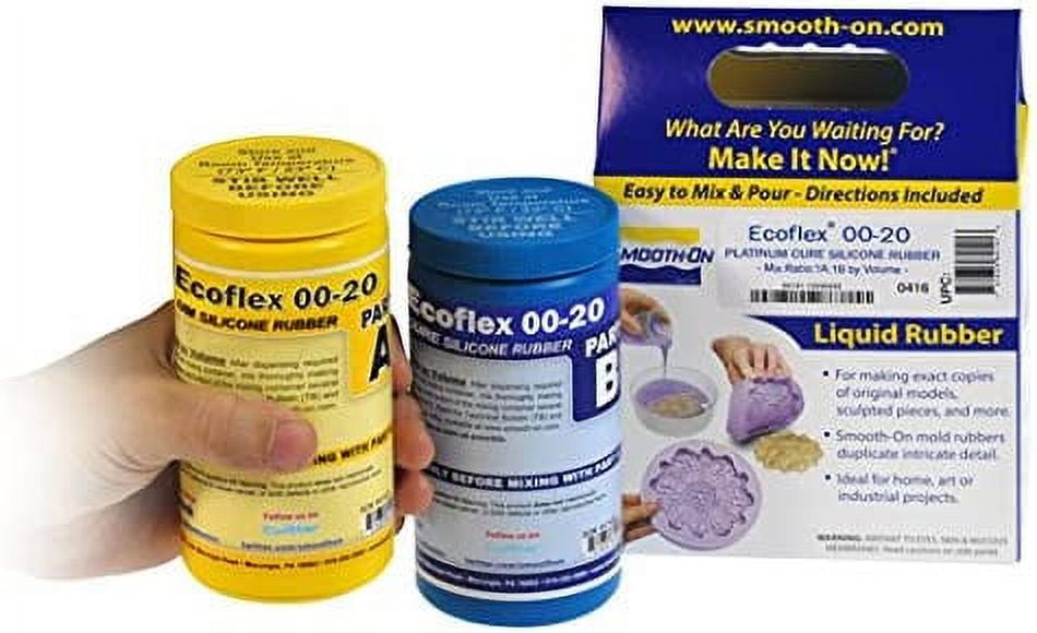 Smooth-On Ecoflex 00-20 Liquid Super Soft Silicone Rubber - Pint Unit ...