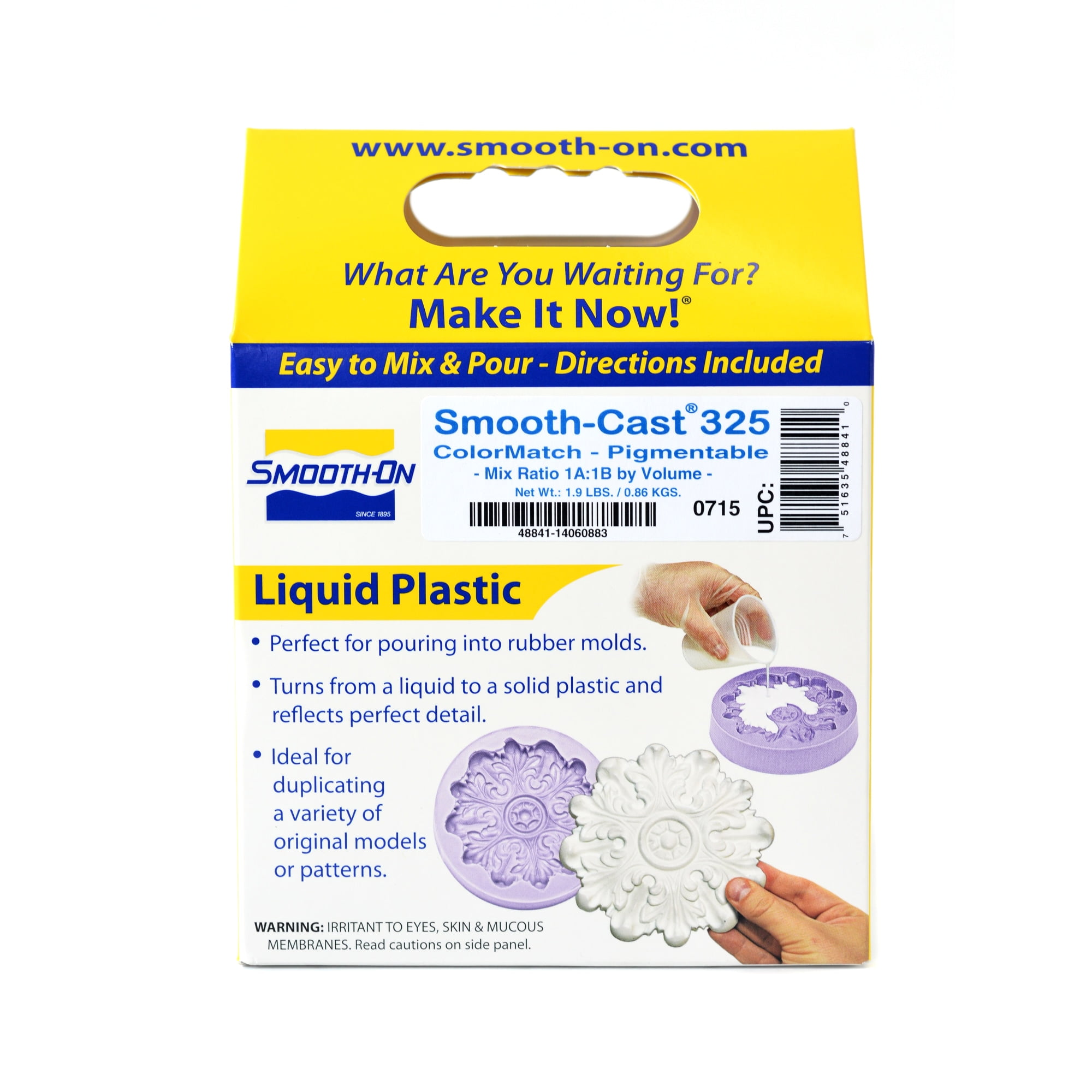 Smooth-On Smooth-Cast 325 ColorMatch Liquid Plastic Compound, 32 Oz ...