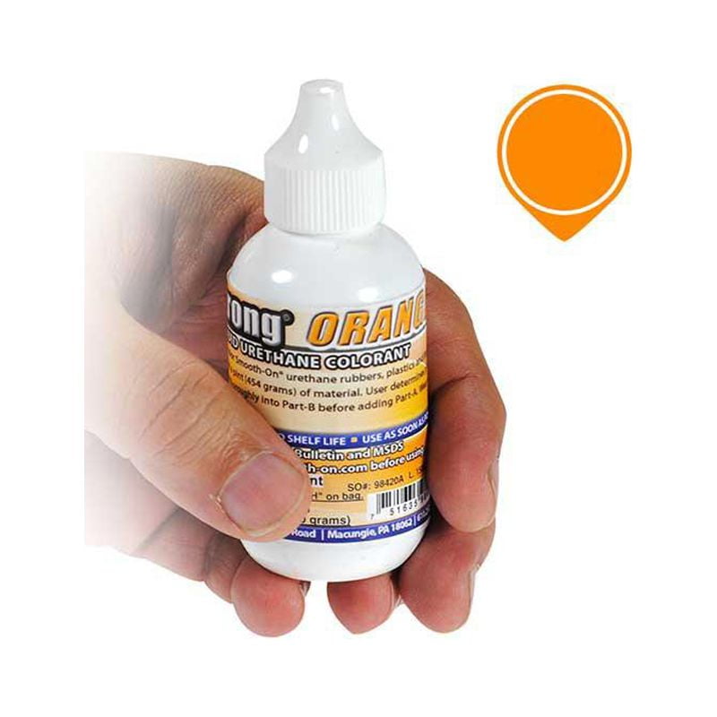 Smooth-On So Strong Urethane Colorant, Orange Liquid for Rubber ...