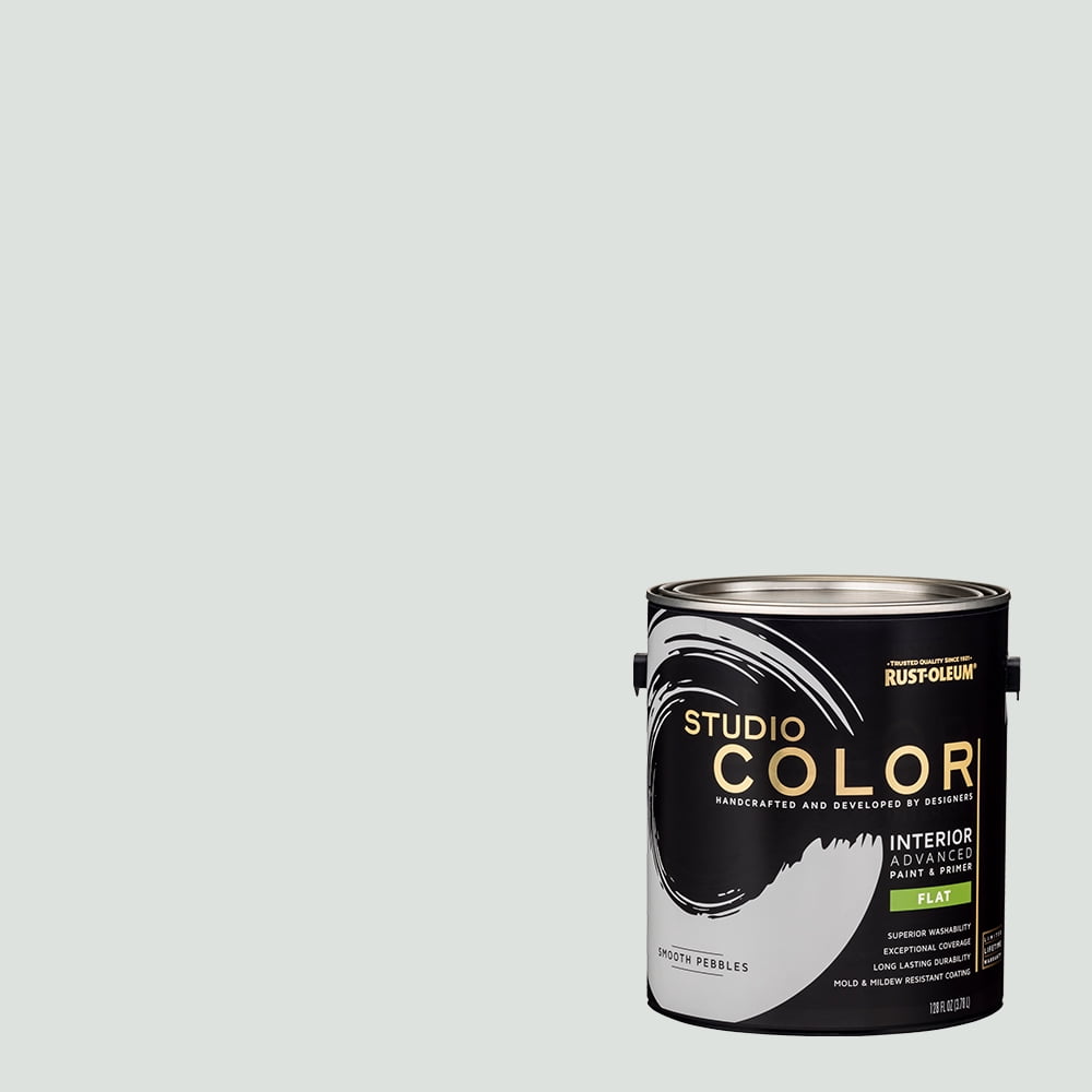 Smooth Pebbles, Rust-Oleum Studio Color Interior Paint + Primer, Flat ...