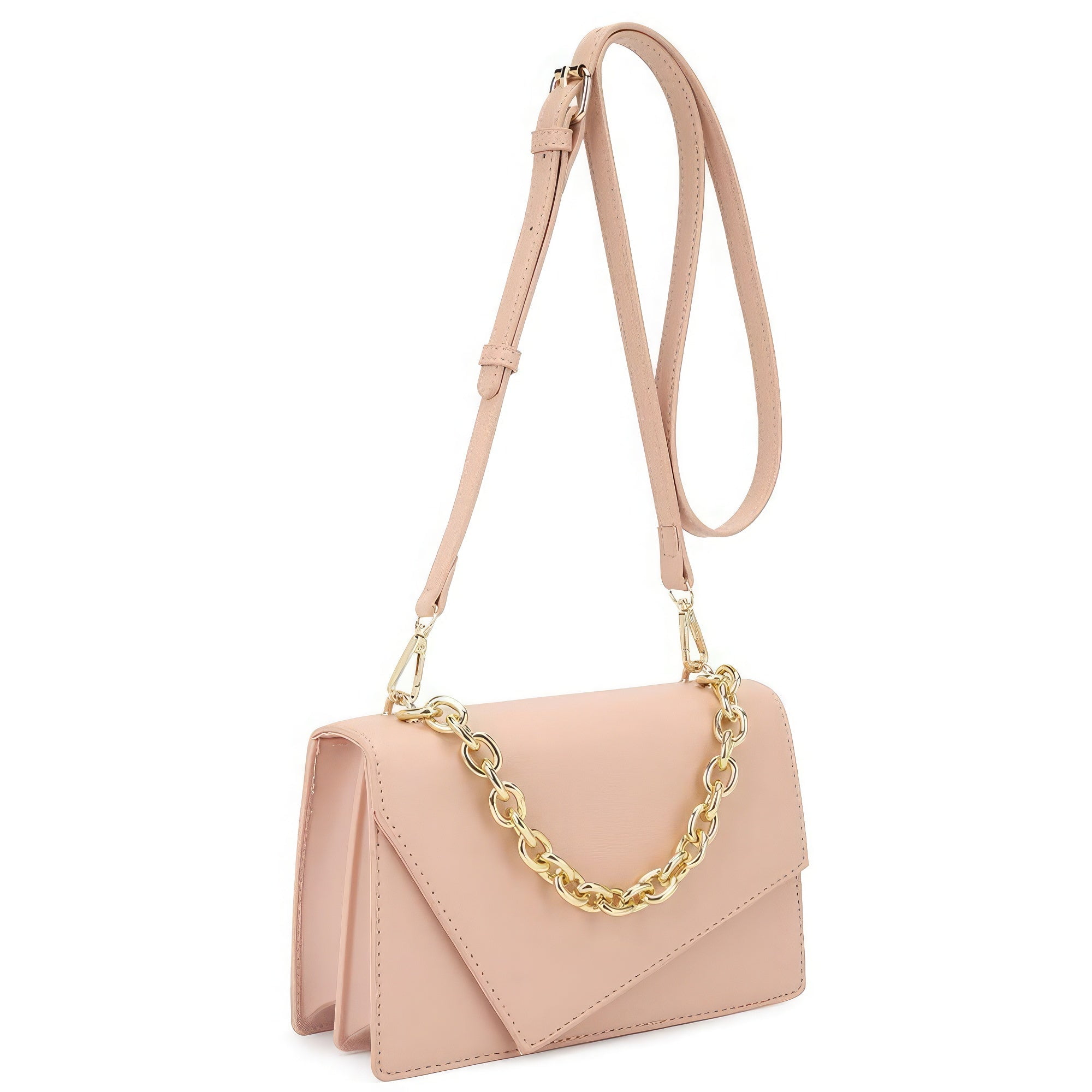Smooth Plain Chain Link Crossbody Bag - Walmart.com