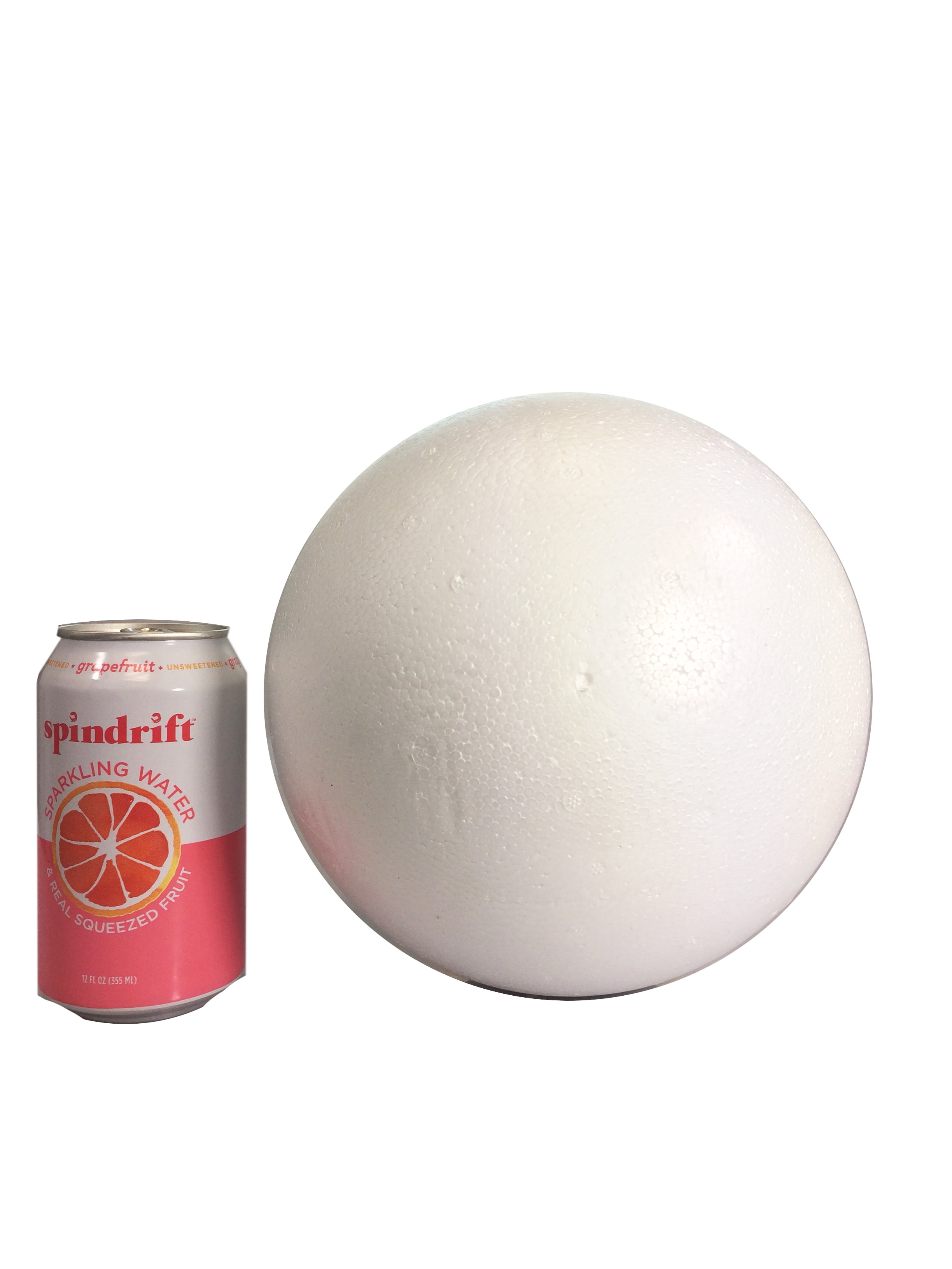 Smooth Round Styrofoam Ball (8" Inches) for Crafts and School Projects ...