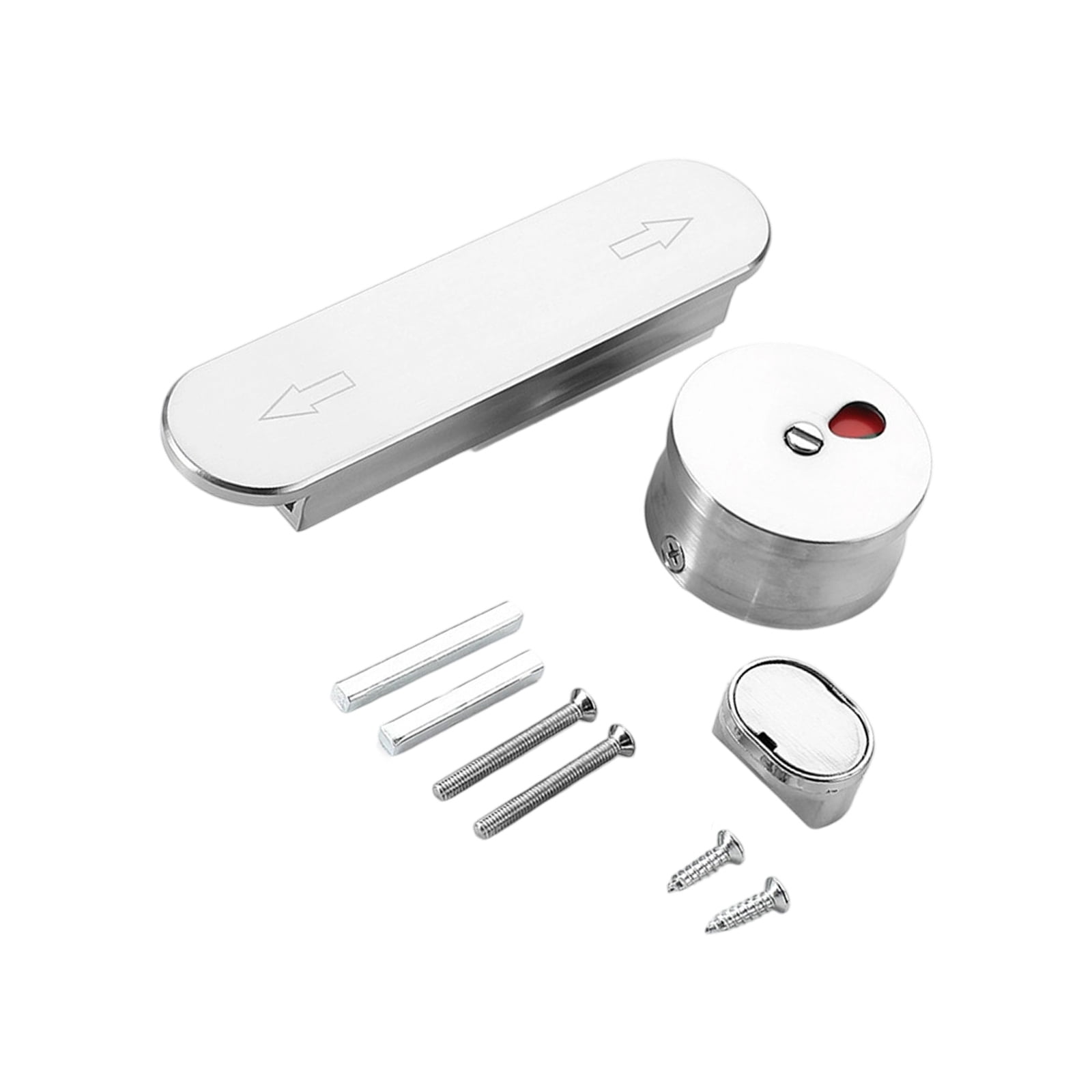 Smooth Push Pull Toilet Partition Lock Quick Installation Zincs Alloys ...