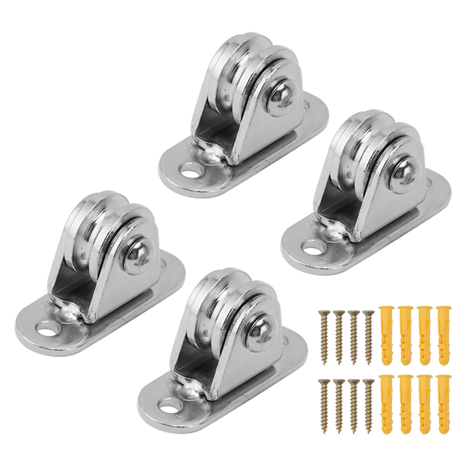 Smooth Quiet Stainless Steel Wheel Pulley, Fixed Design For Lifting ...