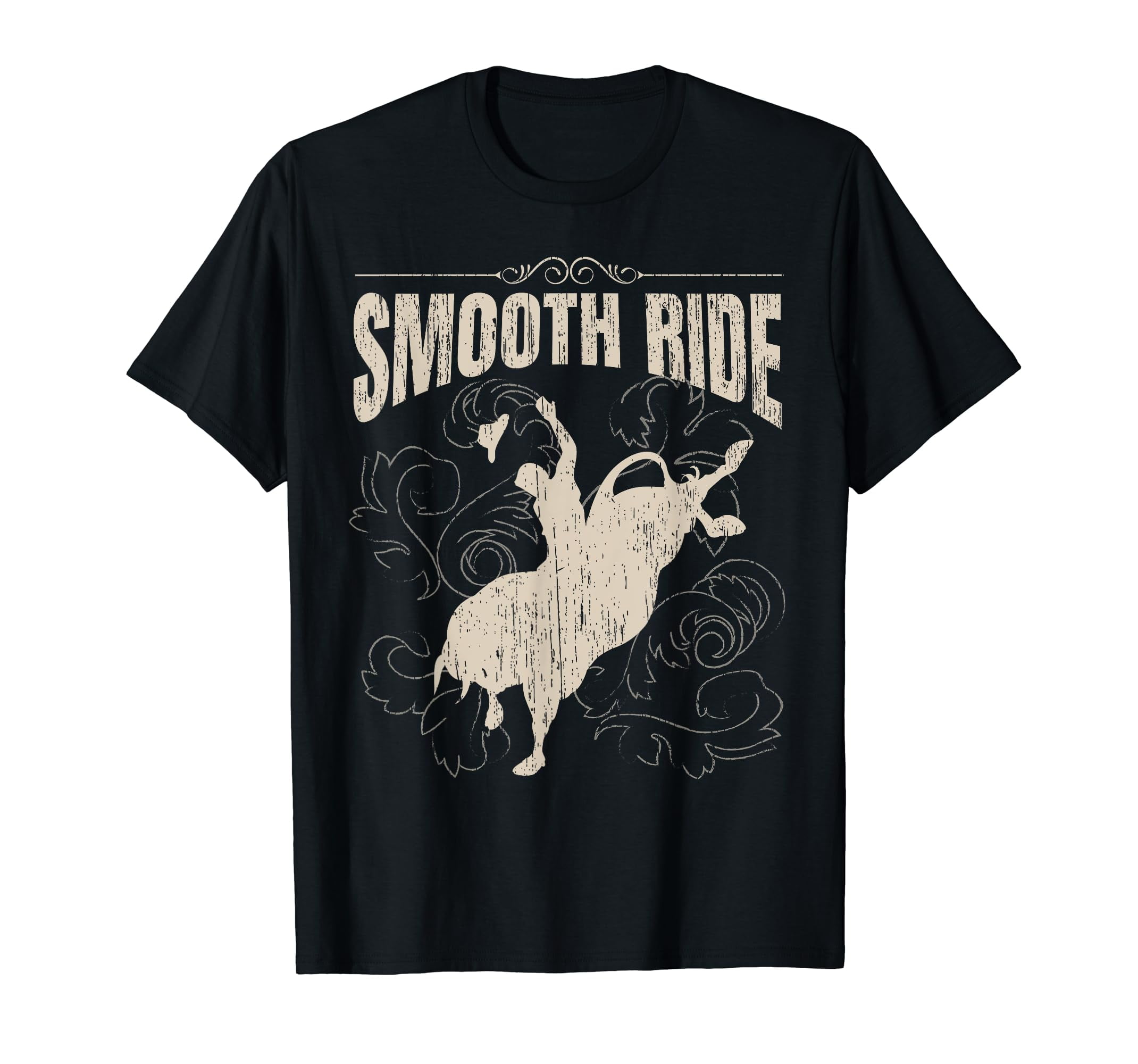 Smooth Ride Funny Rodeo Cool Bull Rider Cowboy Gift T-Shirt - Walmart.com