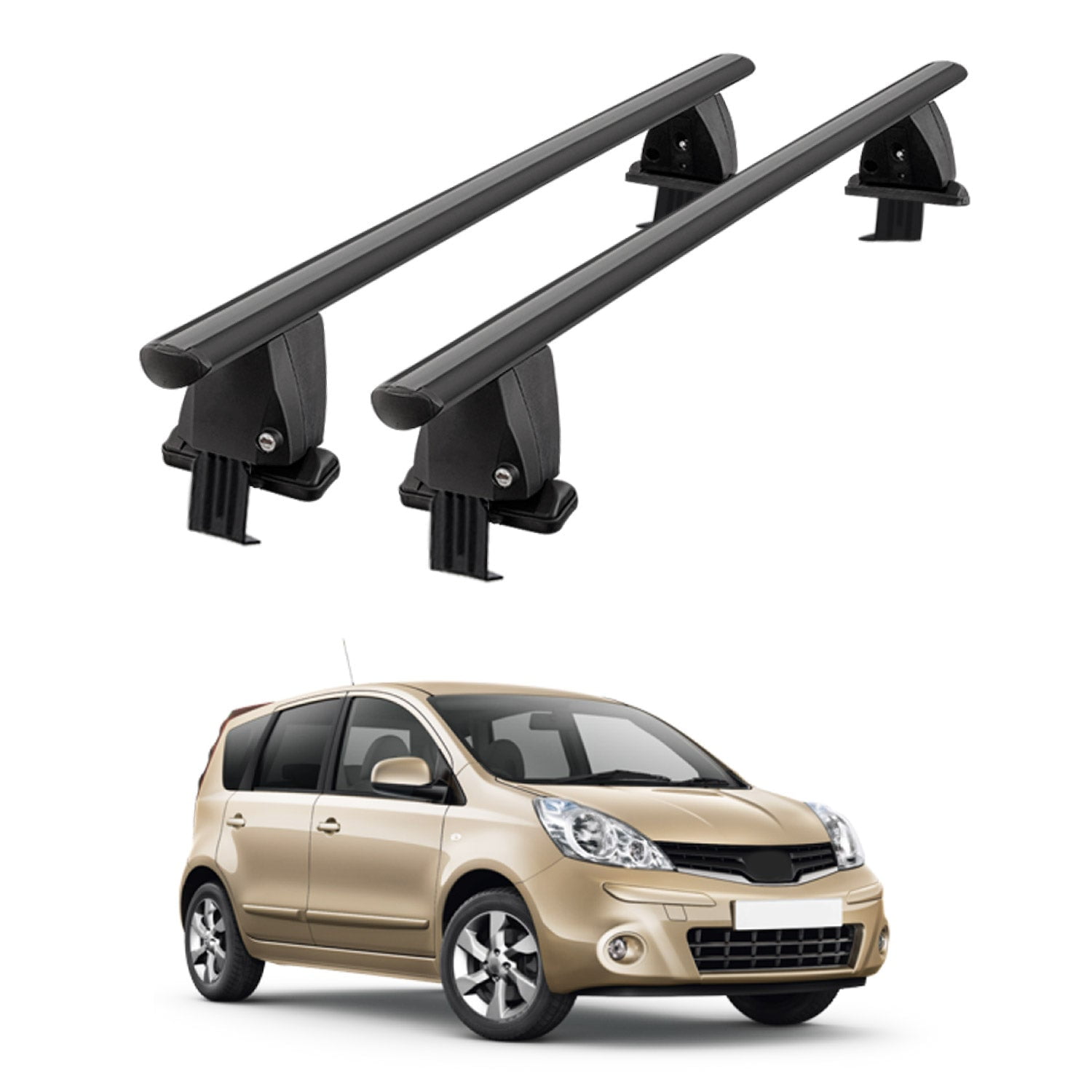 Smooth Roof Rack for Nissan Versa 2004-2012 Top Cross Bars Luggage ...