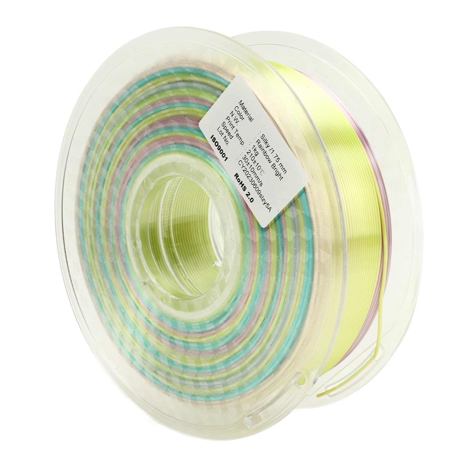 Smooth, Shiny 1.75mm 3D Printing Thread for Colorful Creations Rainbow ...