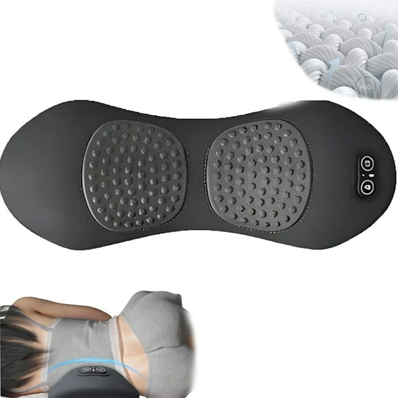 Triple Fusion Back Massager, Upgraded 3 in 1 Neck Shoulder Backs ...