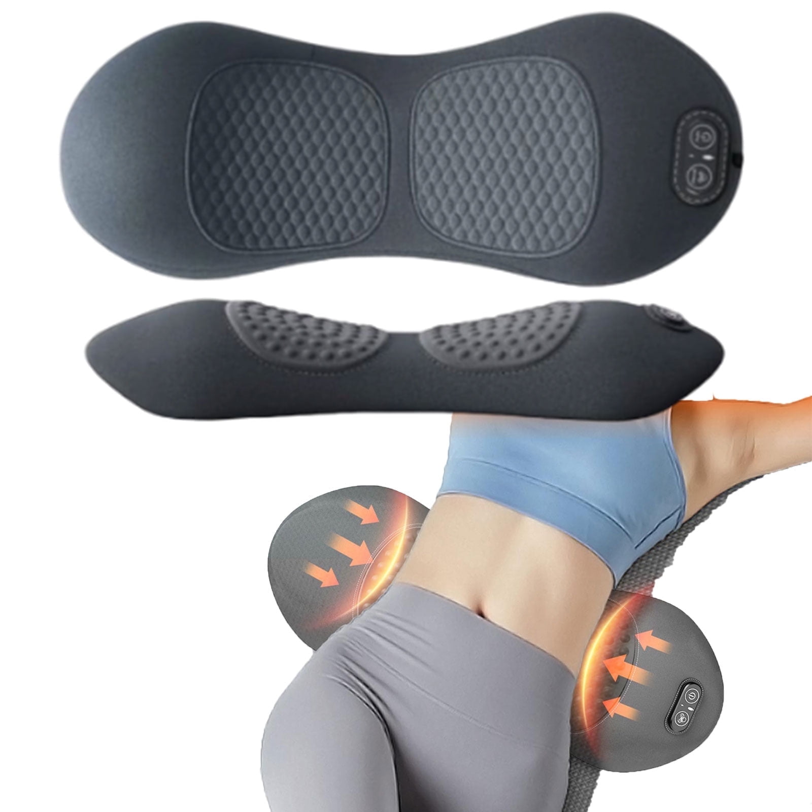Smooth Spine Triple Fusion Back Massager, 3-in-1 Electric Height ...