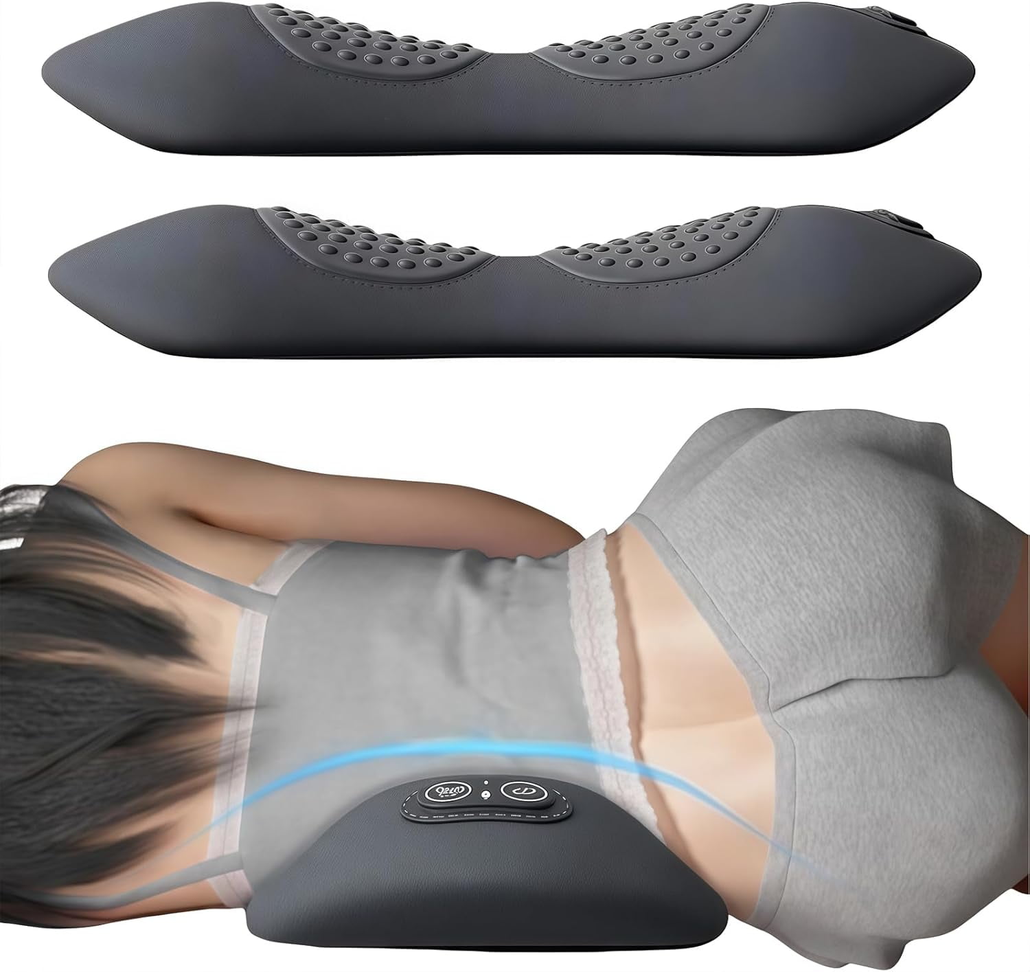 Smooth Spine - Triple Fusion Back Massager with Traction Lifting and ...