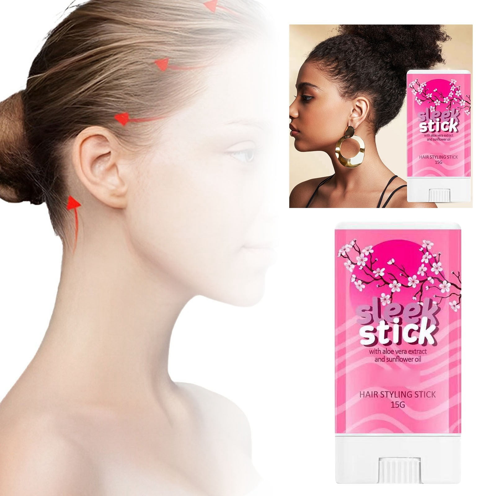 Smooth Stick Hair Wax Frizz Control Styling Unisex Makeup Artist Salon ...