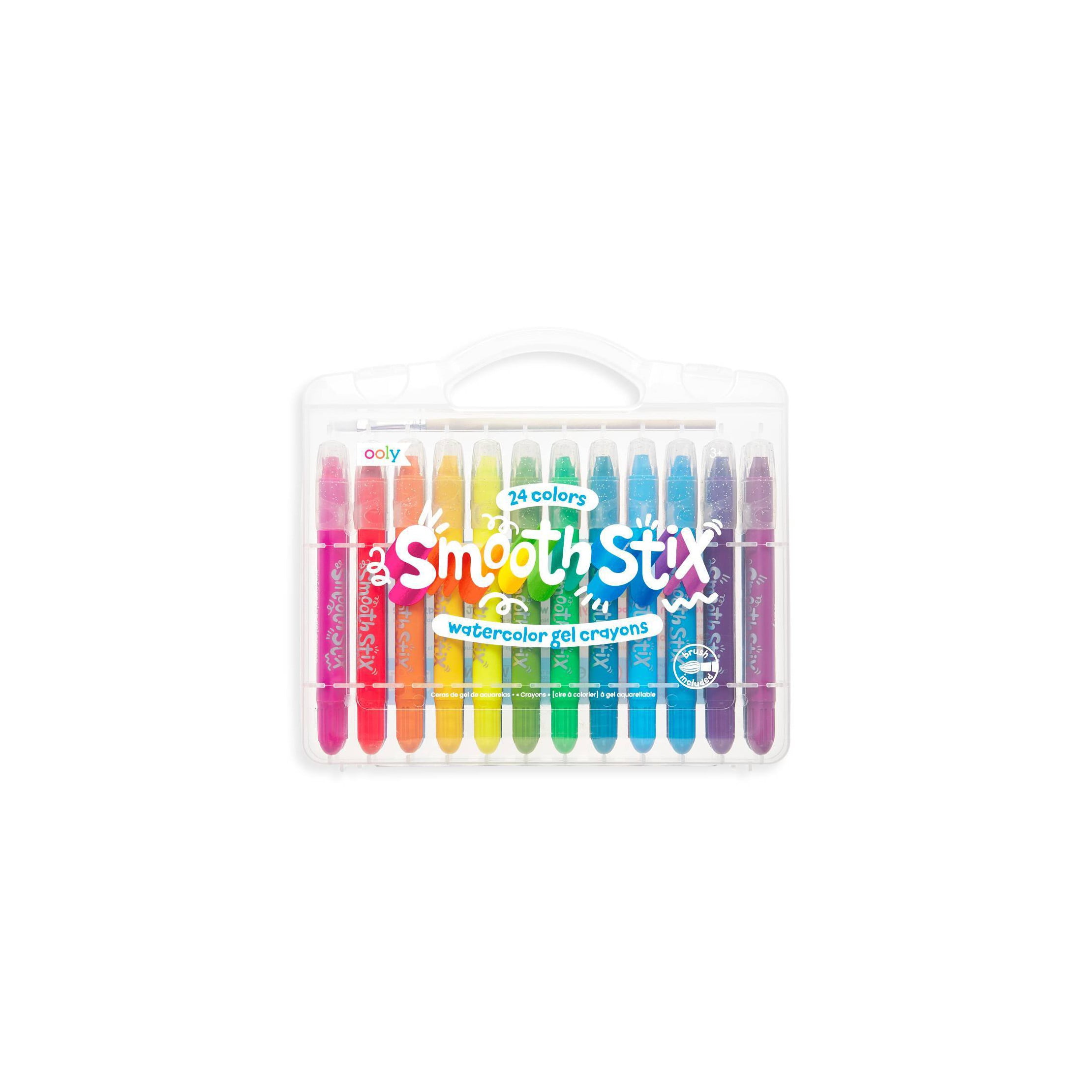 Smooth Stix Watercolor Gel Crayons - 25 PC Set - Walmart.com