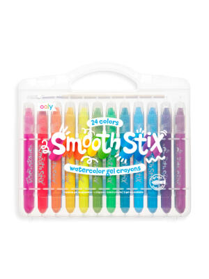 Smooth Stix Watercolor Gel Crayons - 25 PC Set - Walmart.com