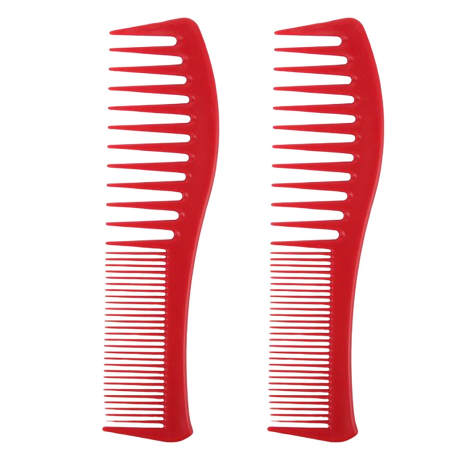 Smooth Surface Comb 2pcs Hair Comb Set Wide Fine Tooth Combs for Hair ...