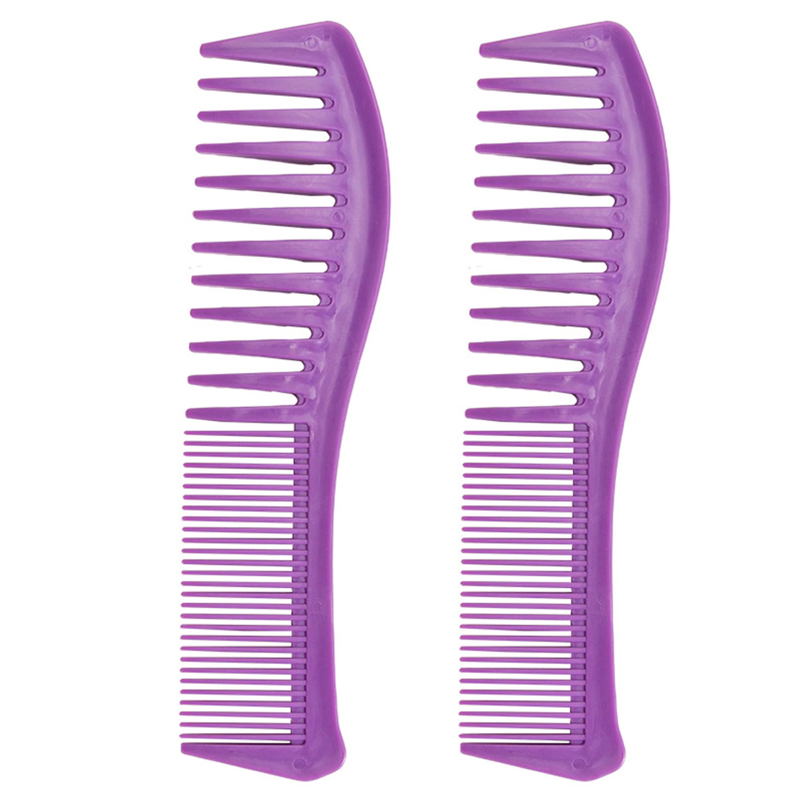 Smooth Surface Comb 2pcs Hair Comb Set Wide Fine Tooth Combs for Hair ...