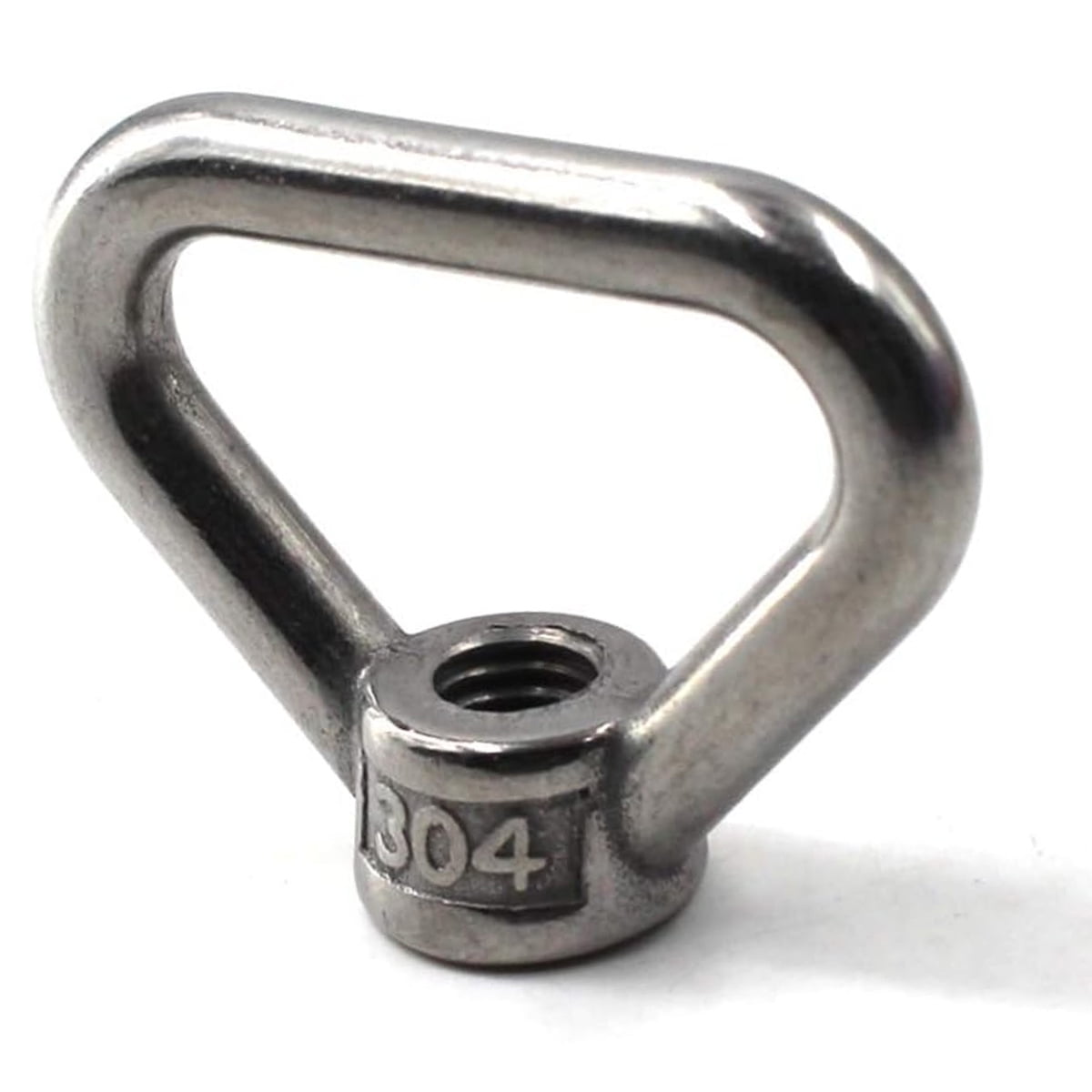 Smooth Surface Triangle Ring Nut, Heavy Duty Stainless Steel Threaded ...