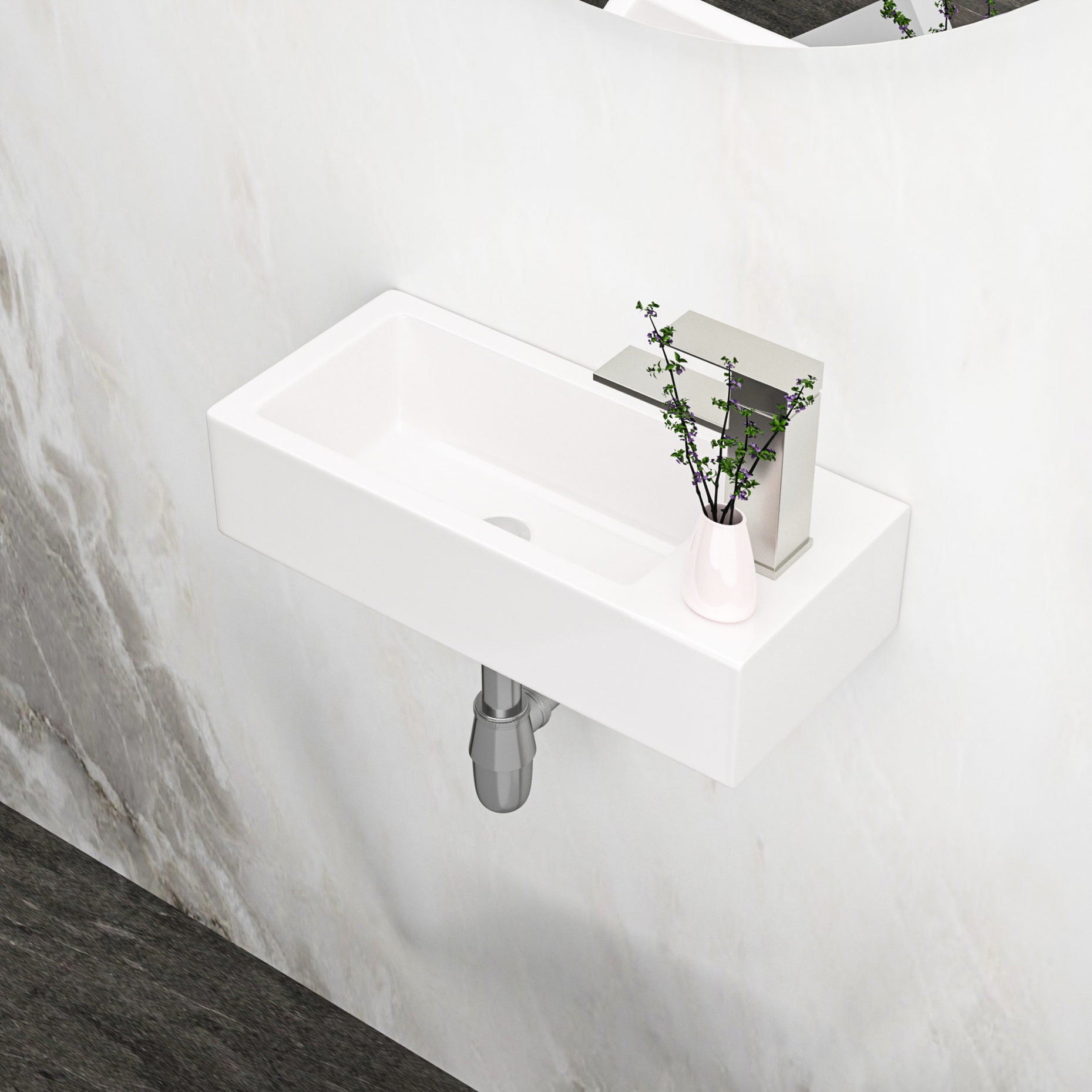 Smooth Surface Wall Mount Sink+Acid Resistance”-“Chemical Exposure ...