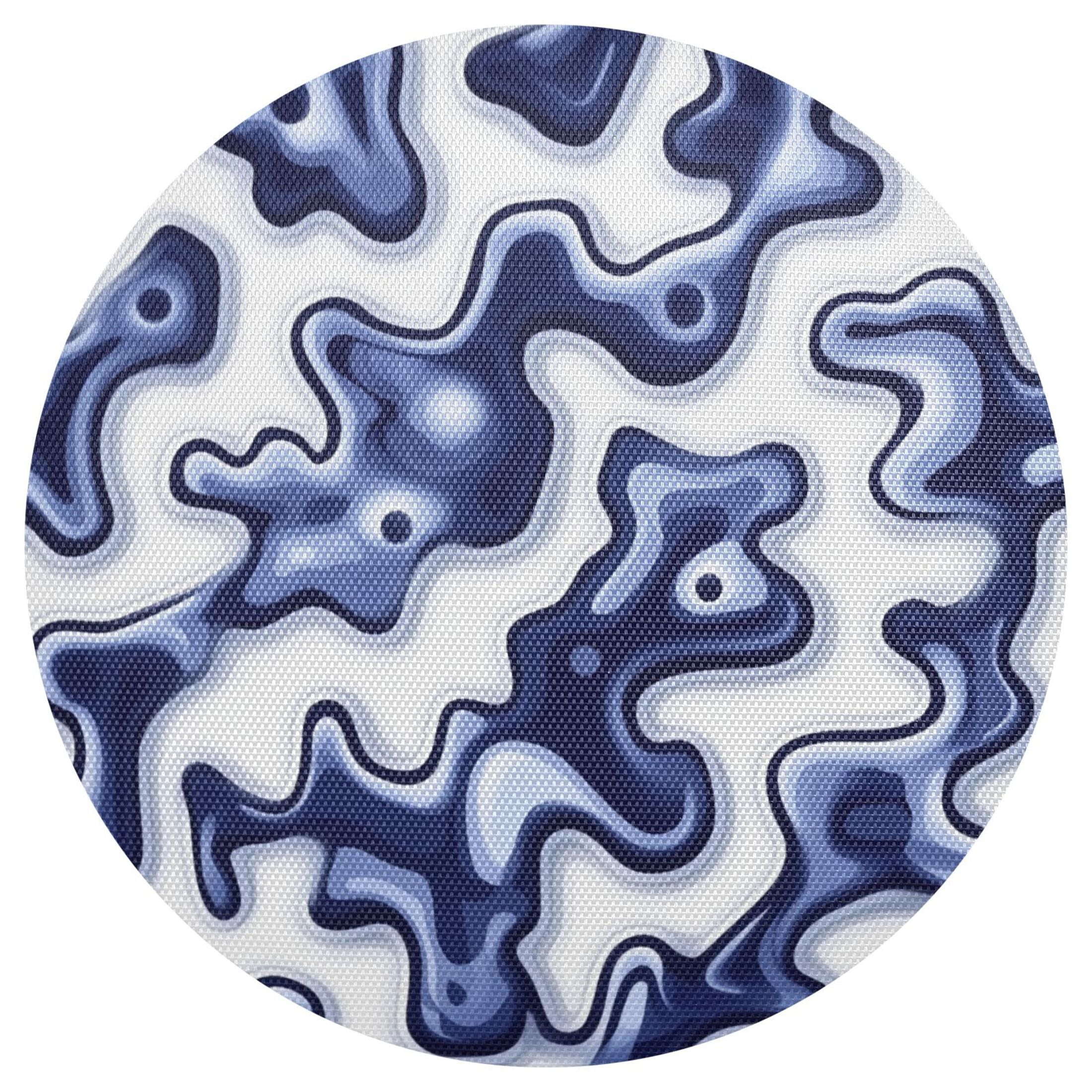 Smooth Texture Pattern 4-Piece 15.4in Heat-Proof PVC Plate Mats, Easy ...