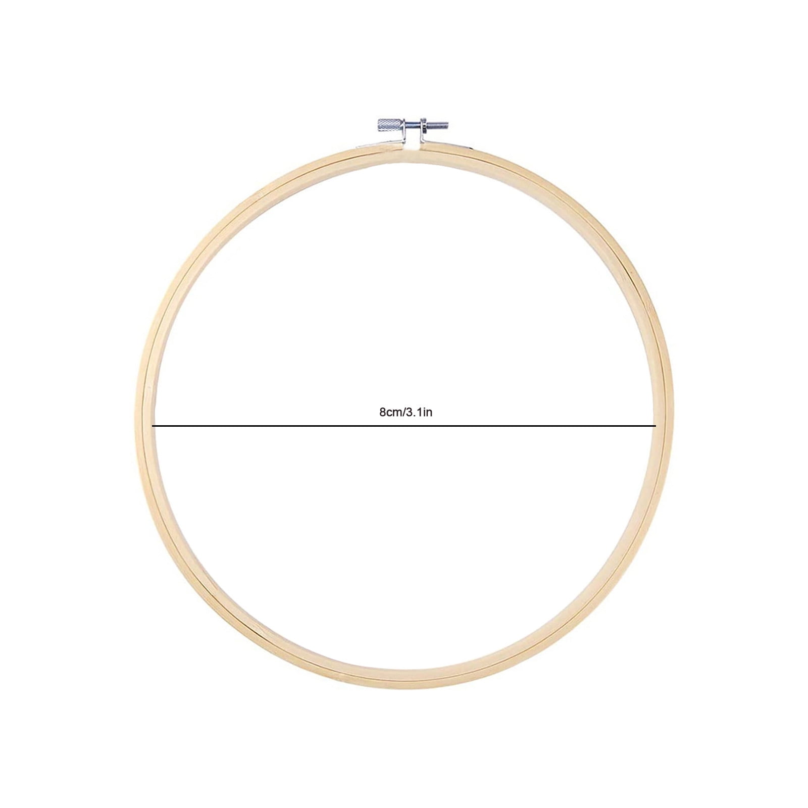 Smooth Tightening Round Embroidery Hoop, Durable Cross Stitch Frame for ...