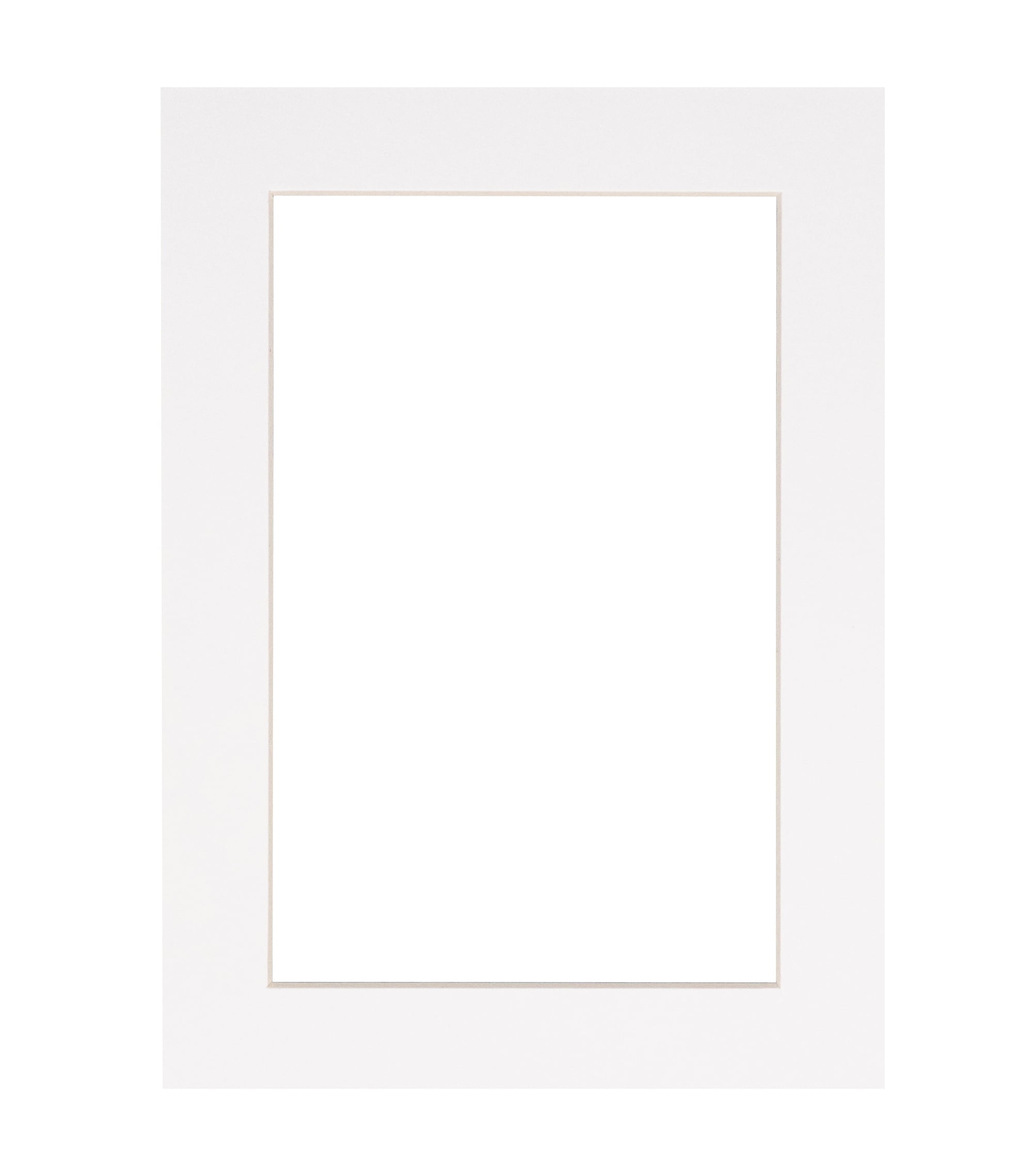 Smooth White 11x14 White Picture Mats with White Core for 8x12 Pictures ...