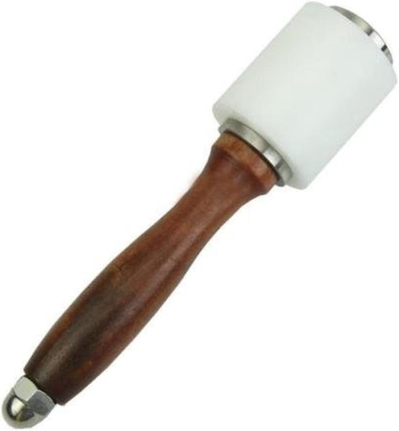 Smooth Wooden Handle, Leather Carving Hammer With Durable Alloy ...
