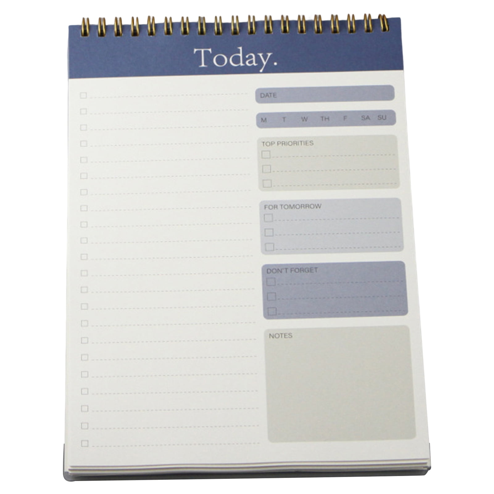 Smooth Writing Notepad Planner Notebook Exquisite Coil Easy Page ...