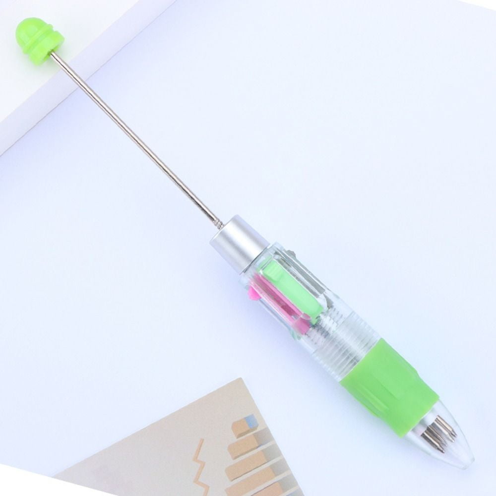 Smooth Writing Signature Pen Portable Plastic 4 Color Beadable Pen ...