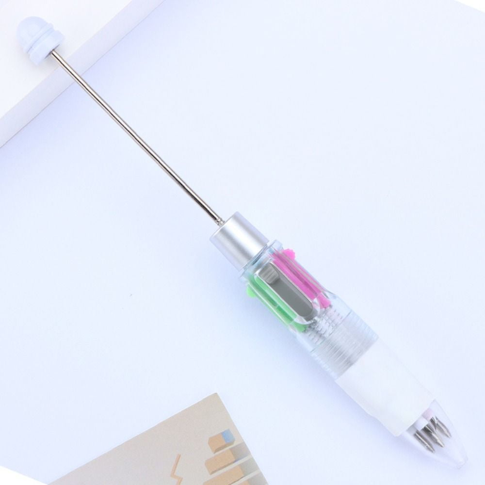 Smooth Writing Signature Pen Portable Plastic 4 Color Beadable Pen ...