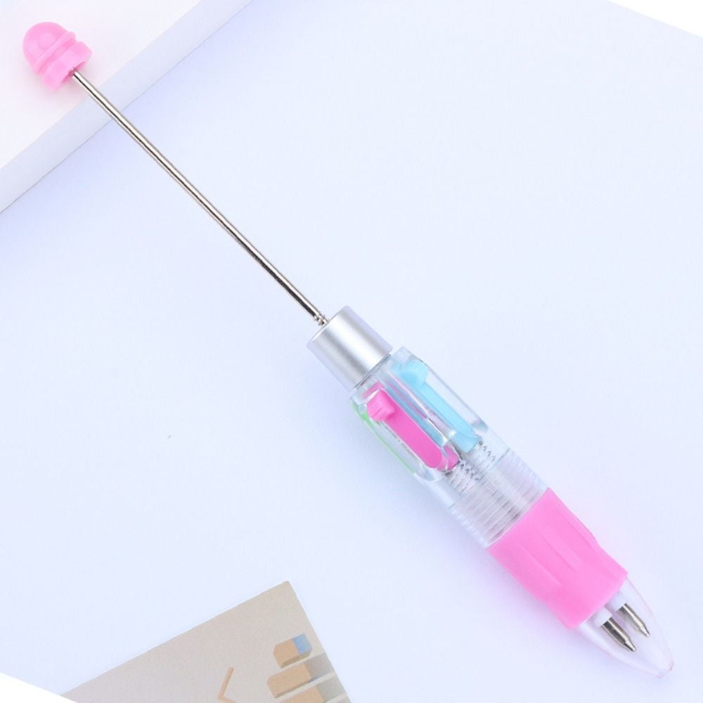 Smooth Writing Signature Pen Portable Plastic 4 Color Beadable Pen ...