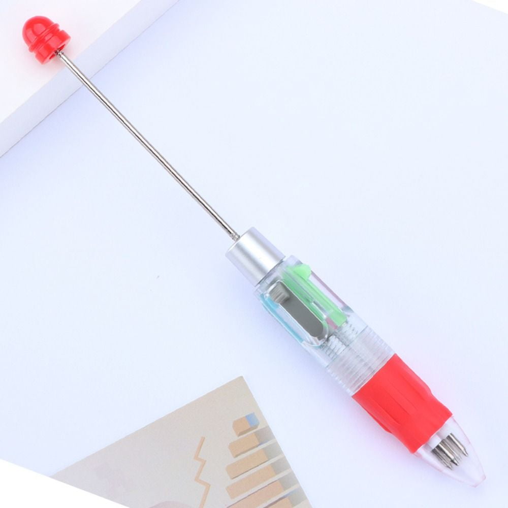 Smooth Writing Signature Pen Portable Plastic 4 Color Beadable Pen ...