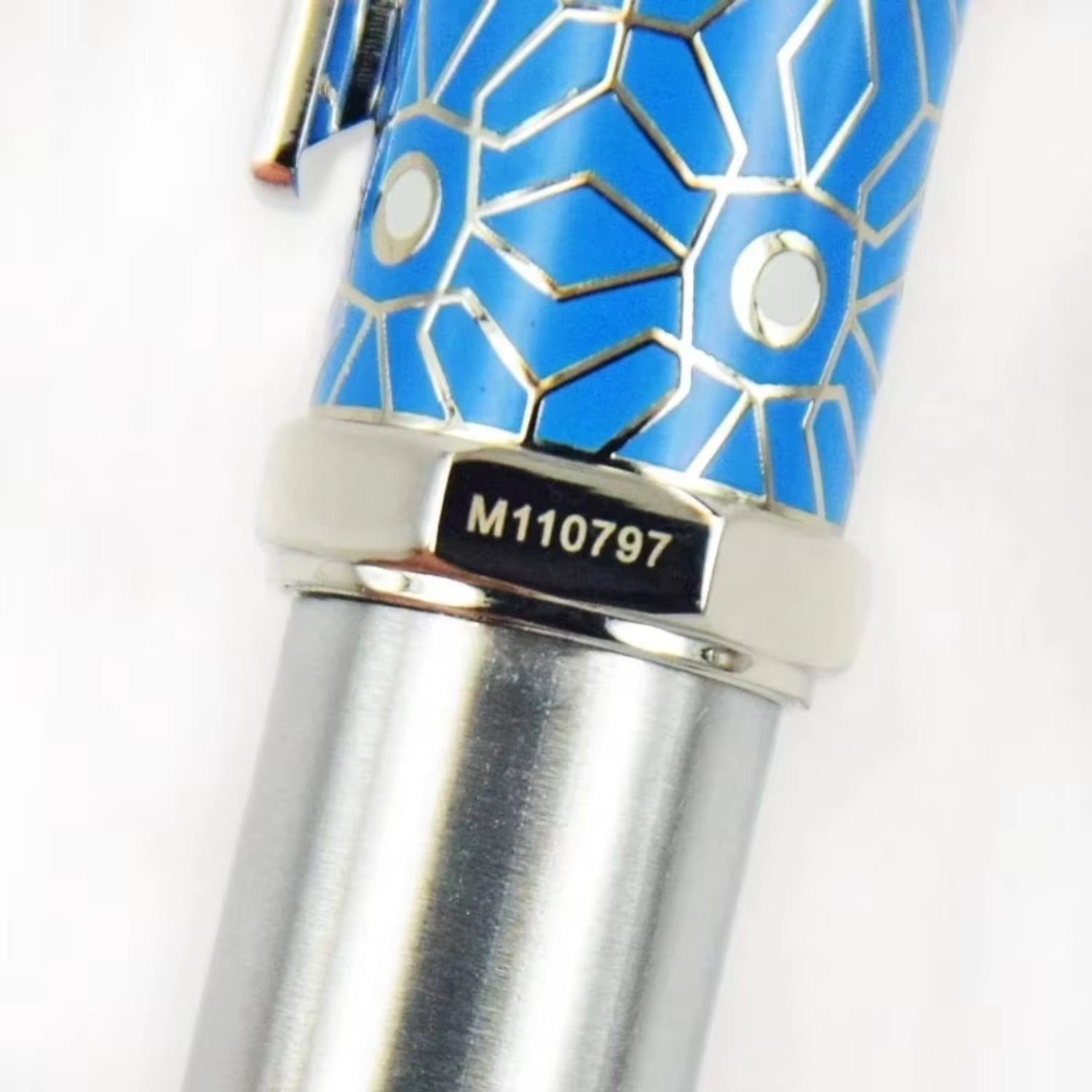 Smooth Writing YAMALANG Classic Octagon Blue Green Ballpoint Pen with ...